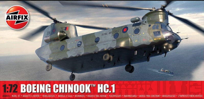 Boeing Chinook HC.1 Airfix A06023 skala 1/72 – ModelFunDisplay